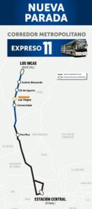 RUTA EXPRESO 11 】 Información del Metropolitano